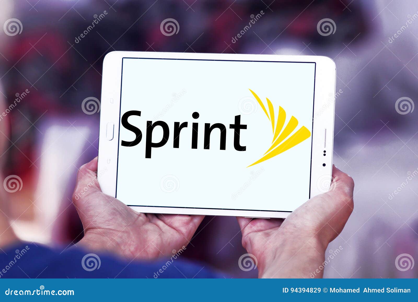 Sprint Mobile Operator Logo Editorial Stock Image - Image of smartphone ...