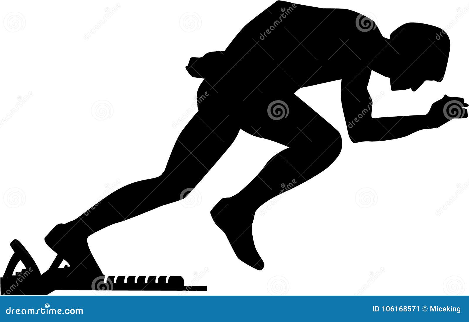 Sprint running start stock vector. Illustration of logo - 106168571