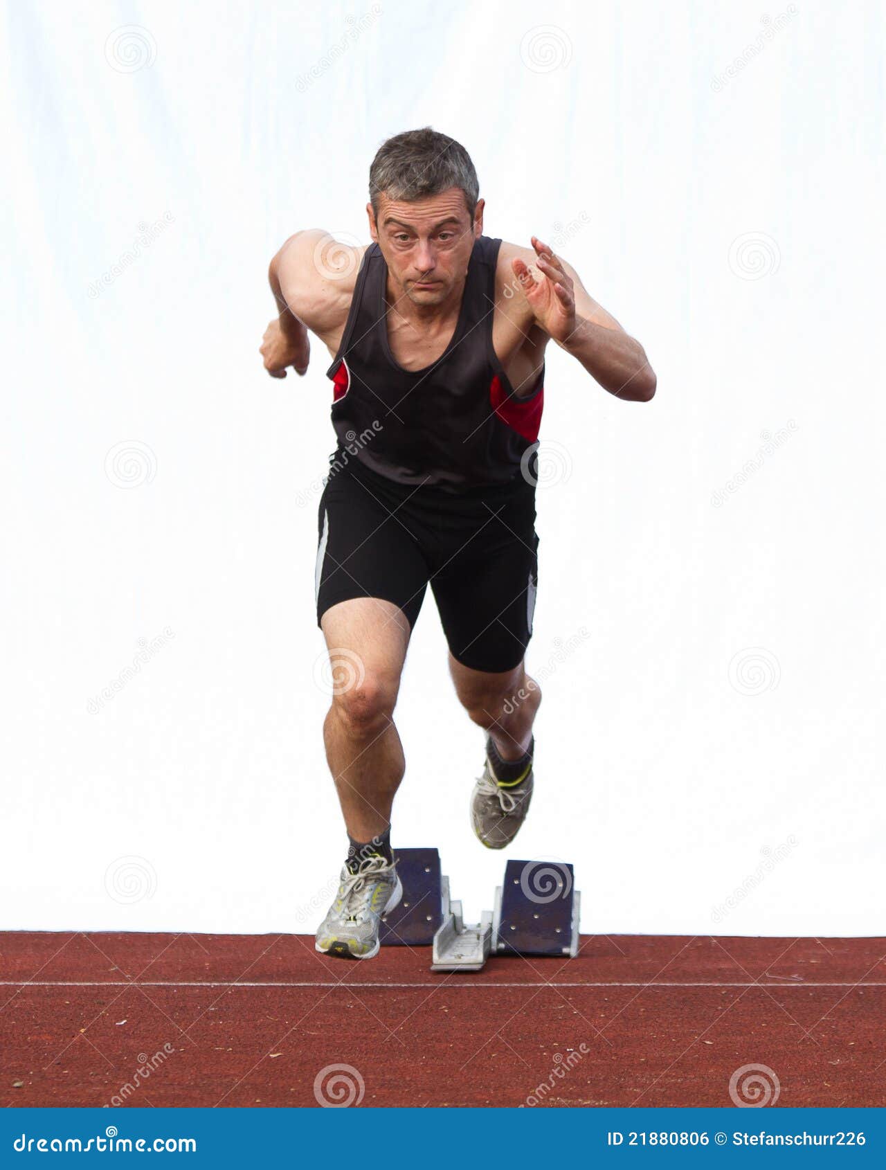 Sprint start stock photo. Image of competition, track - 21880806