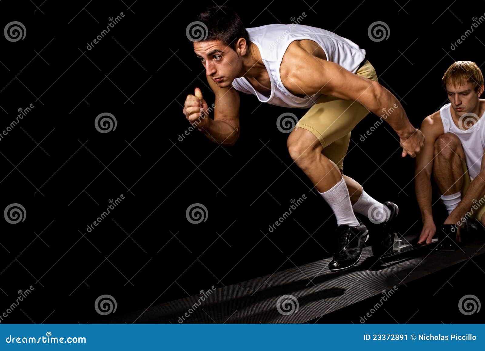 Sprint Start stock image. Image of action, start, athletic - 23372891