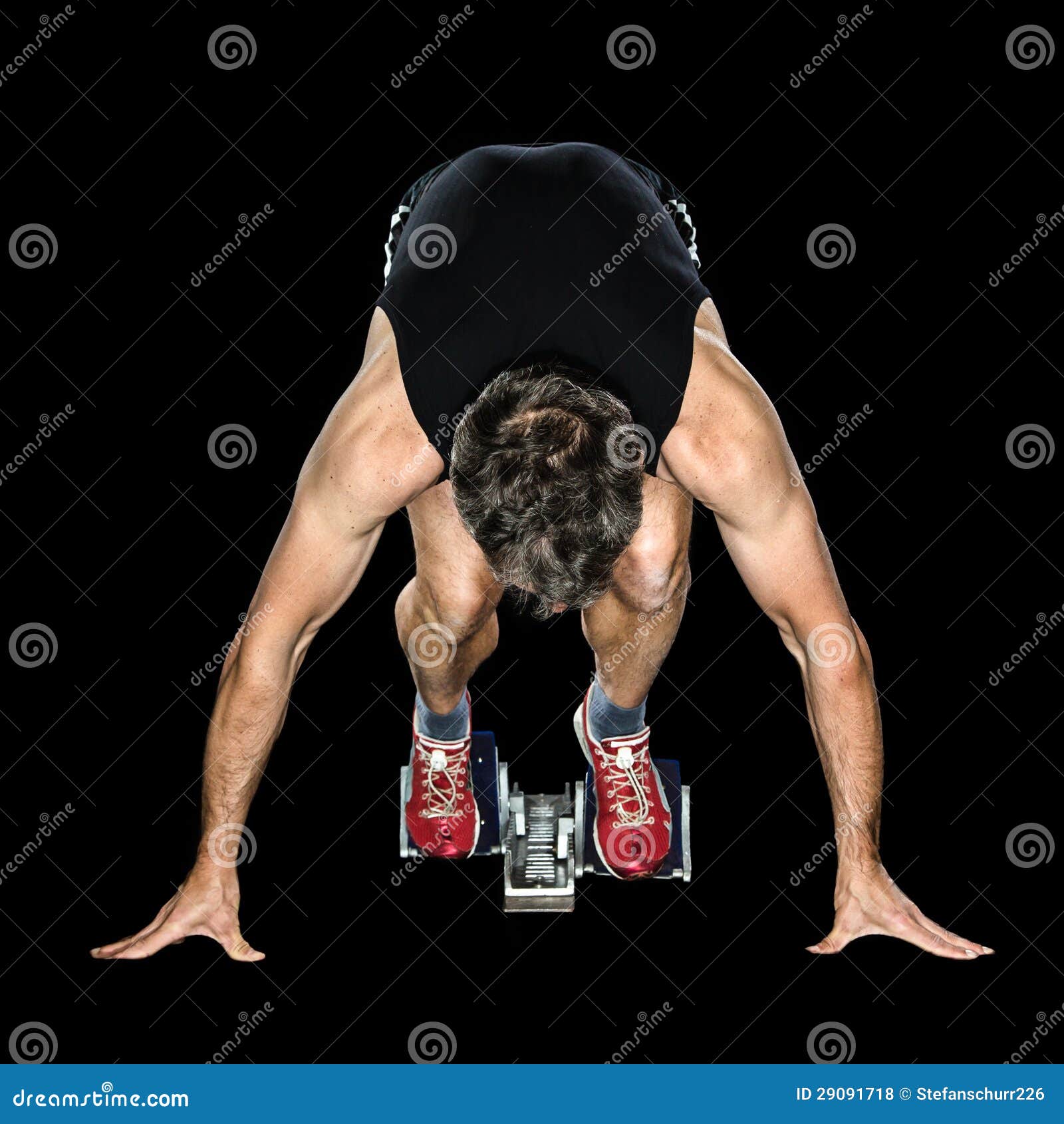 Sprint start stock photo. Image of black, moving, field - 29091718