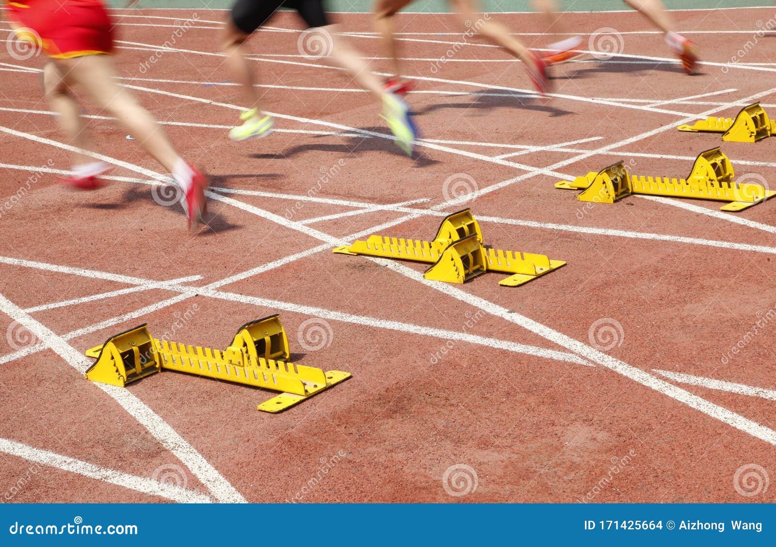 Sprint start stock photo. Image of muscular, rivalry - 171425664