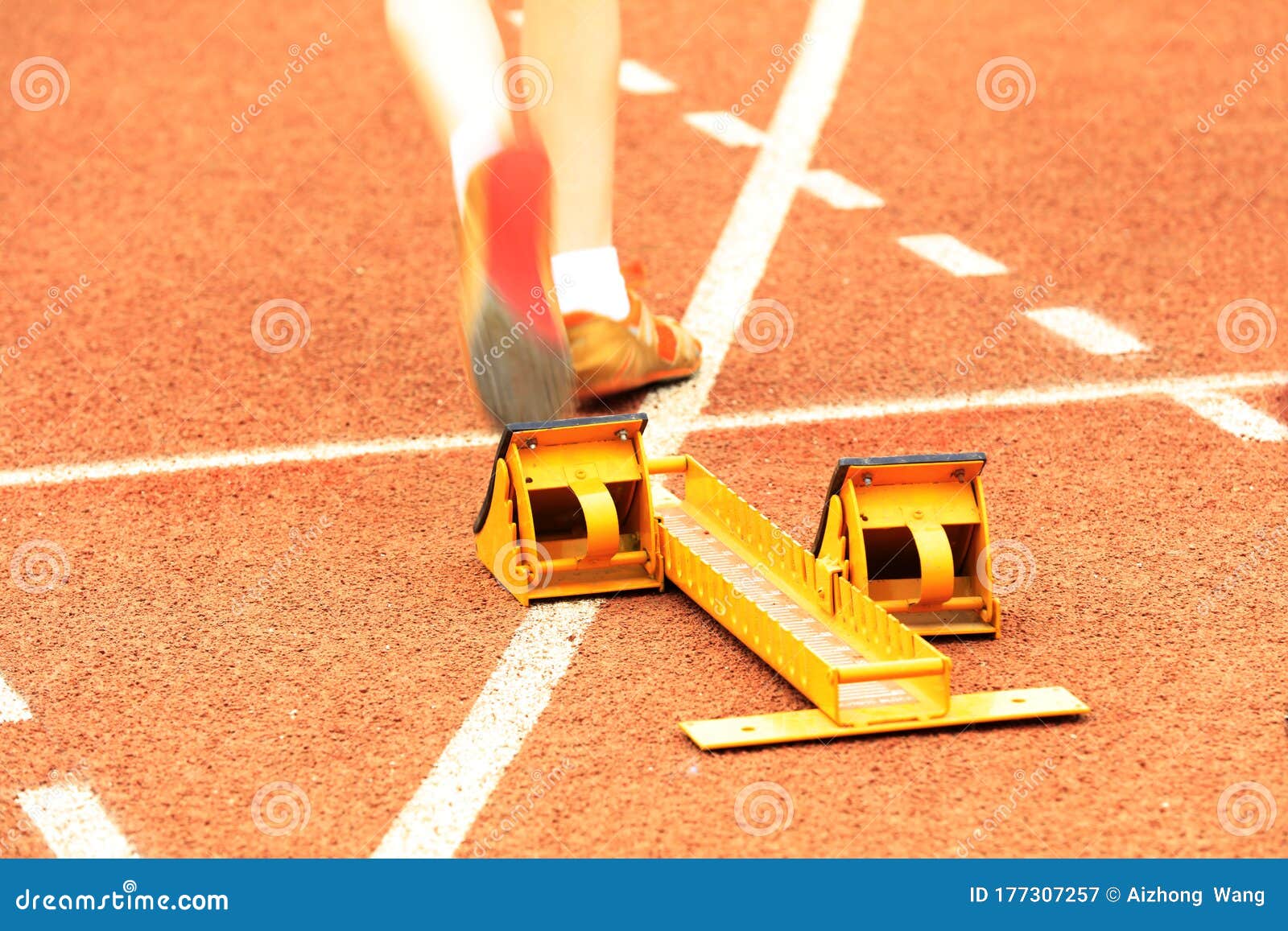 Sprint start stock image. Image of sprinter, competitive - 177307257
