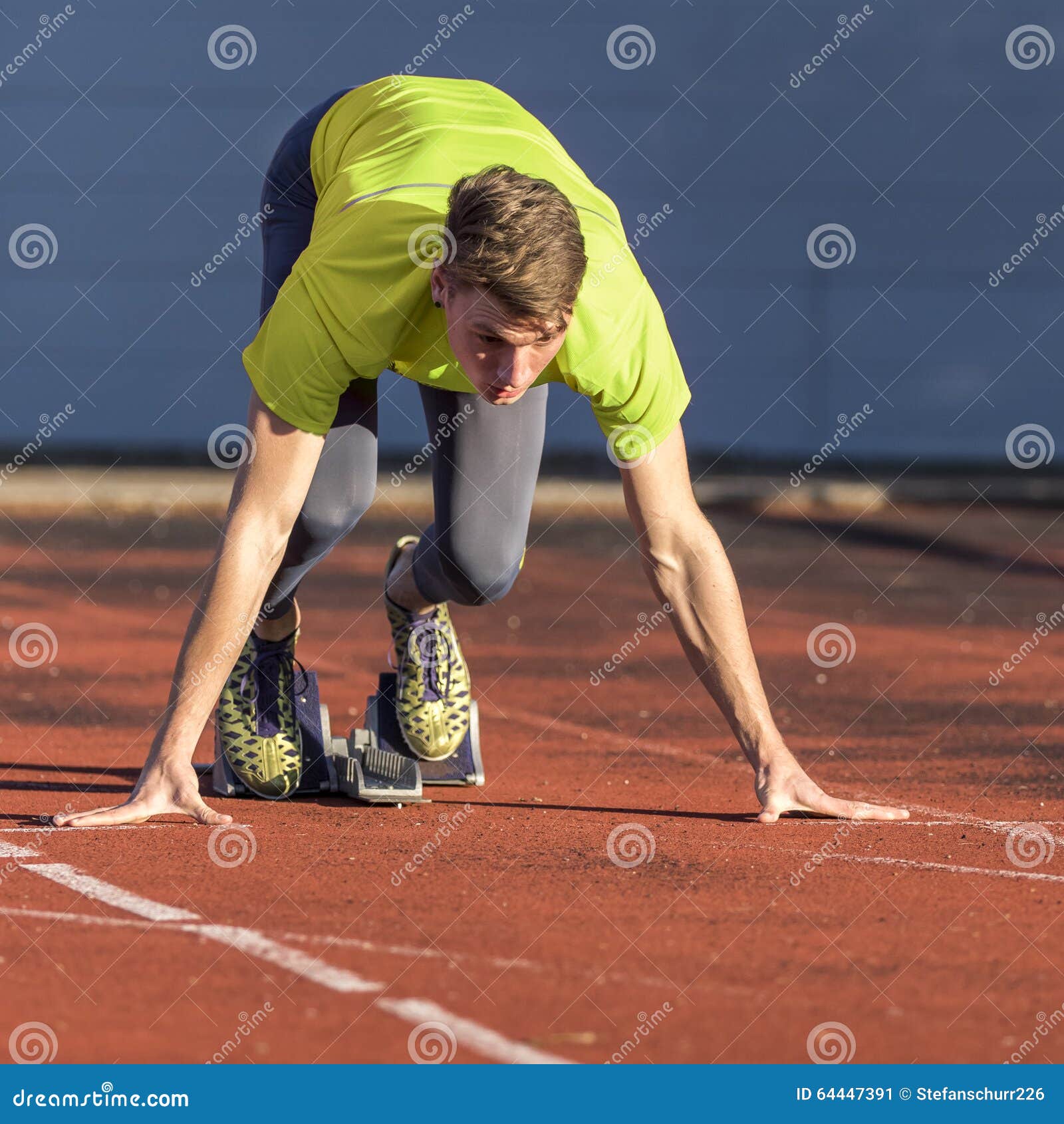 Sprint start stock image. Image of action, field, lifestyle - 64447391