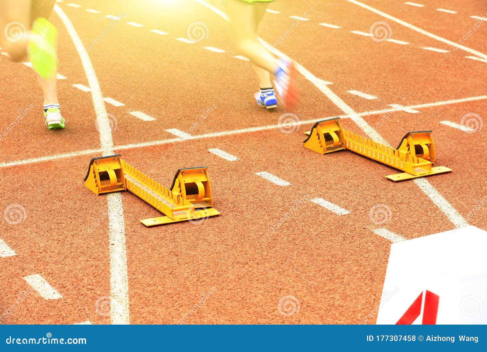 Sprint start stock photo. Image of field, action, race - 177307458