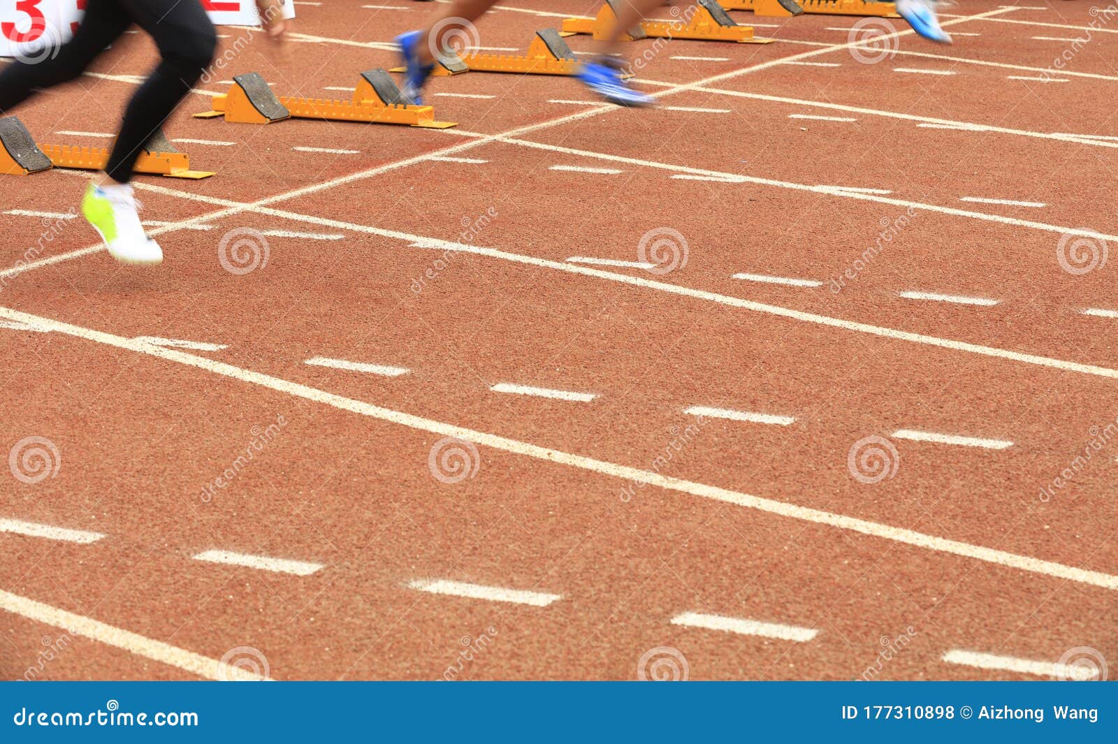 Sprint start stock photo. Image of race, blurred, event - 177310898