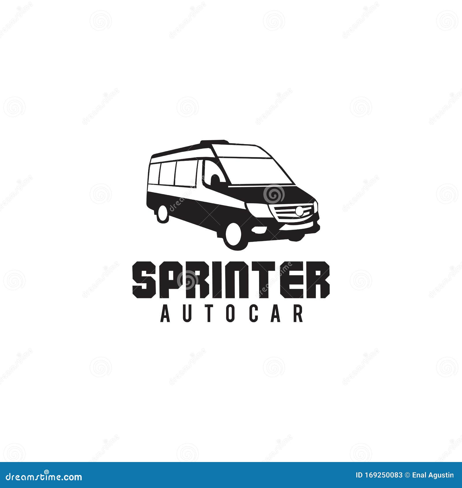 Sprinter Road Car Logo Template Vector Illustration | CartoonDealer.com ...