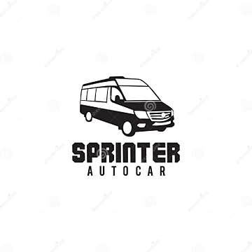 Sprinter Car Logo Design Vector Template Stock Vector - Illustration of ...