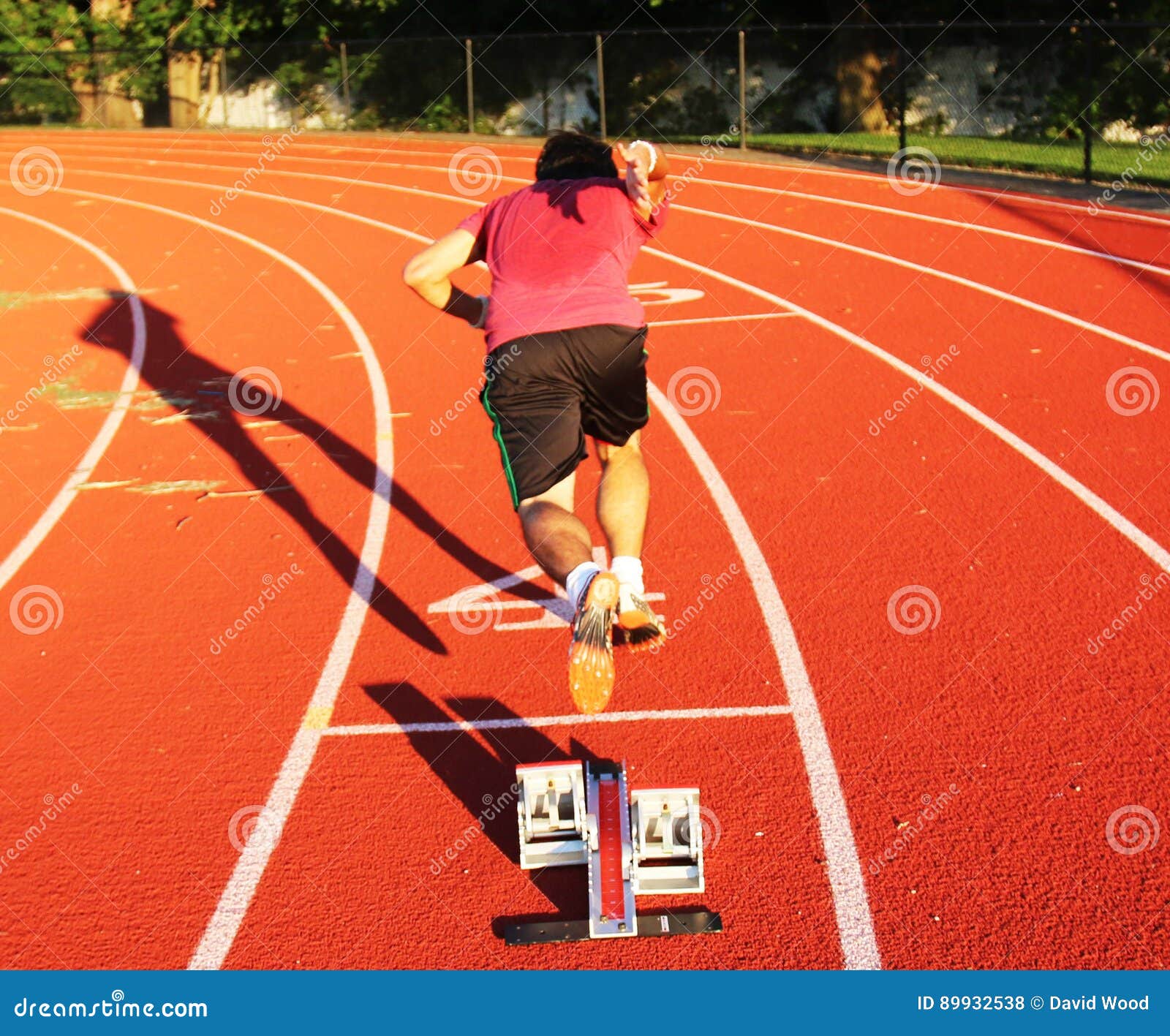 A Sprinter Get Out of the Blocks Editorial Stock Photo - Image of ...