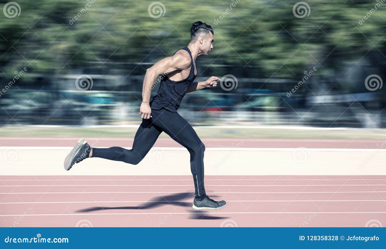 Man running fast stock photo. Image of explosive, frame - 128358328