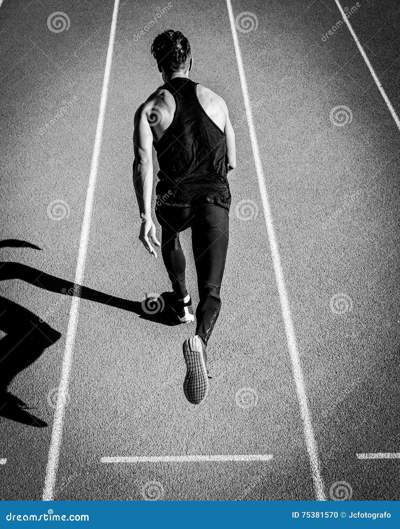 Sprinter man stock photo. Image of running, race, ambition - 75381570