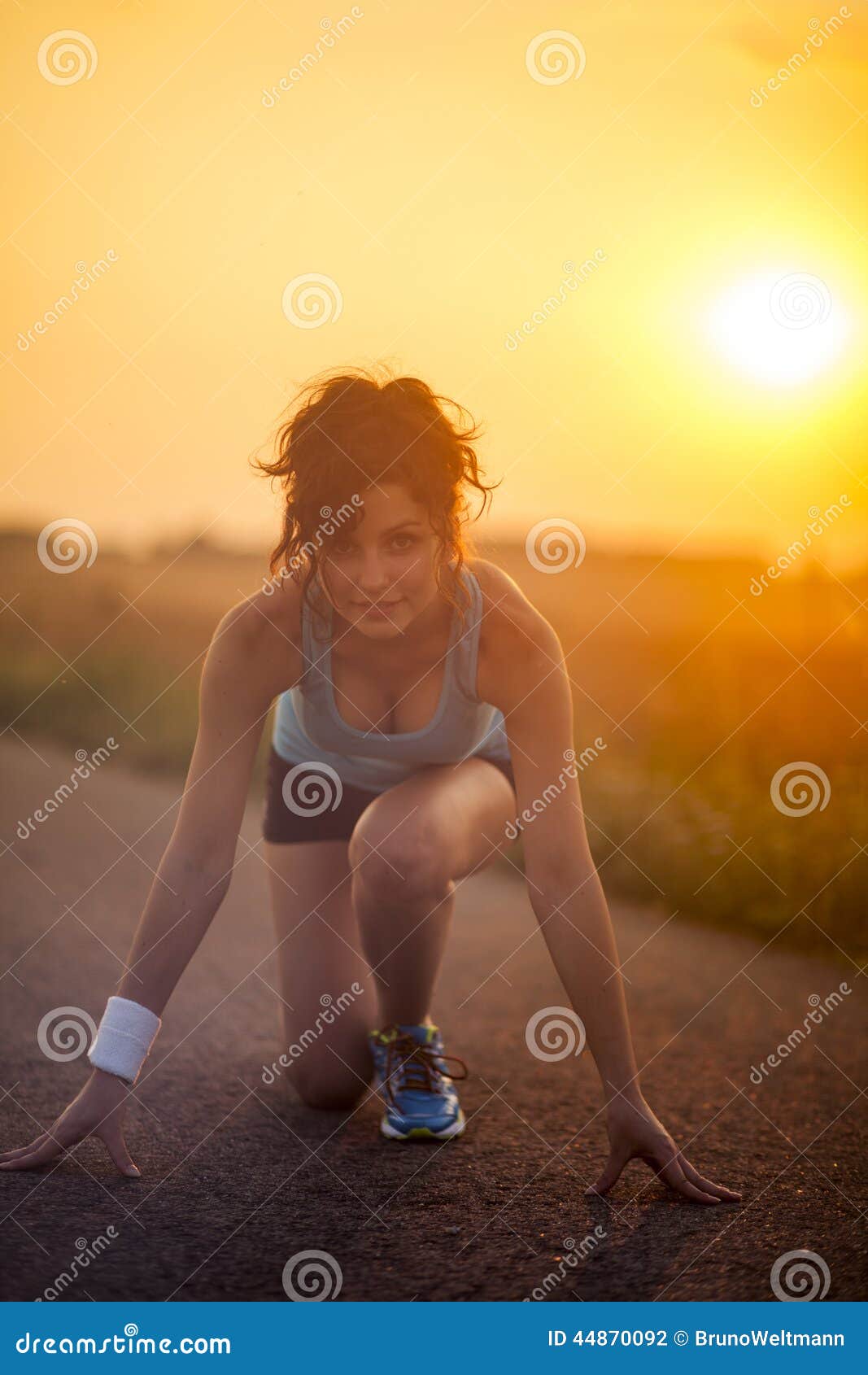 Sprinter Start Position Stock Photography | CartoonDealer.com #44604656