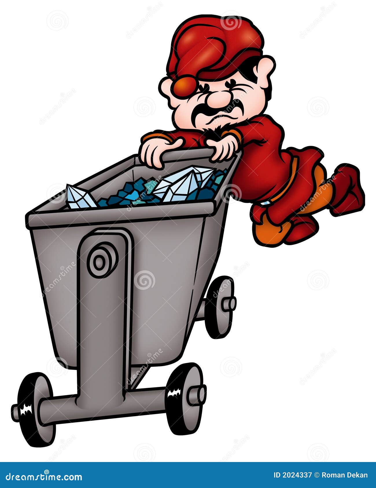 Sprite & cinder car stock illustration. Illustration of cartoon - 2024337