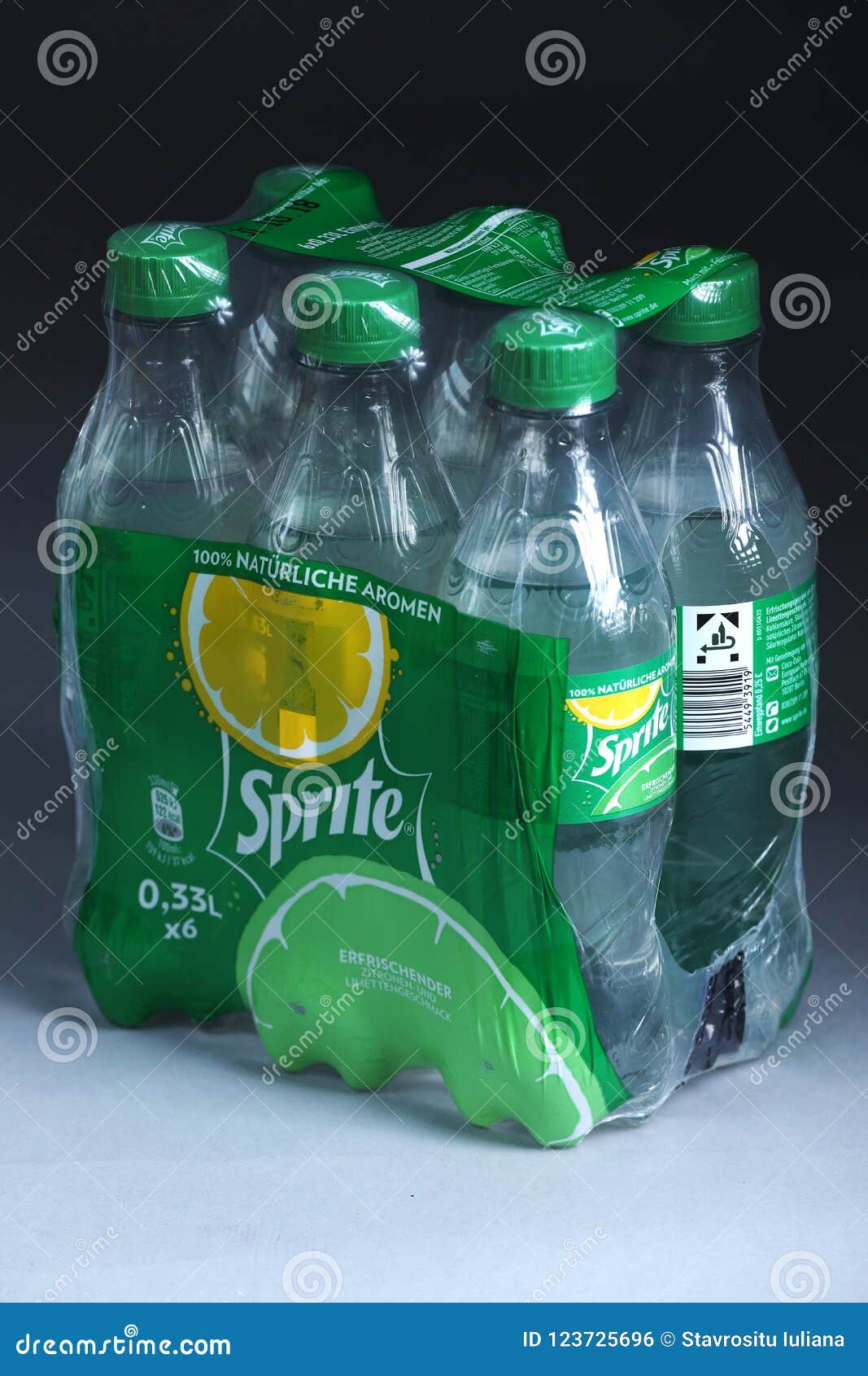 Sprite pack of drinks editorial photo. Image of drinks - 123725696