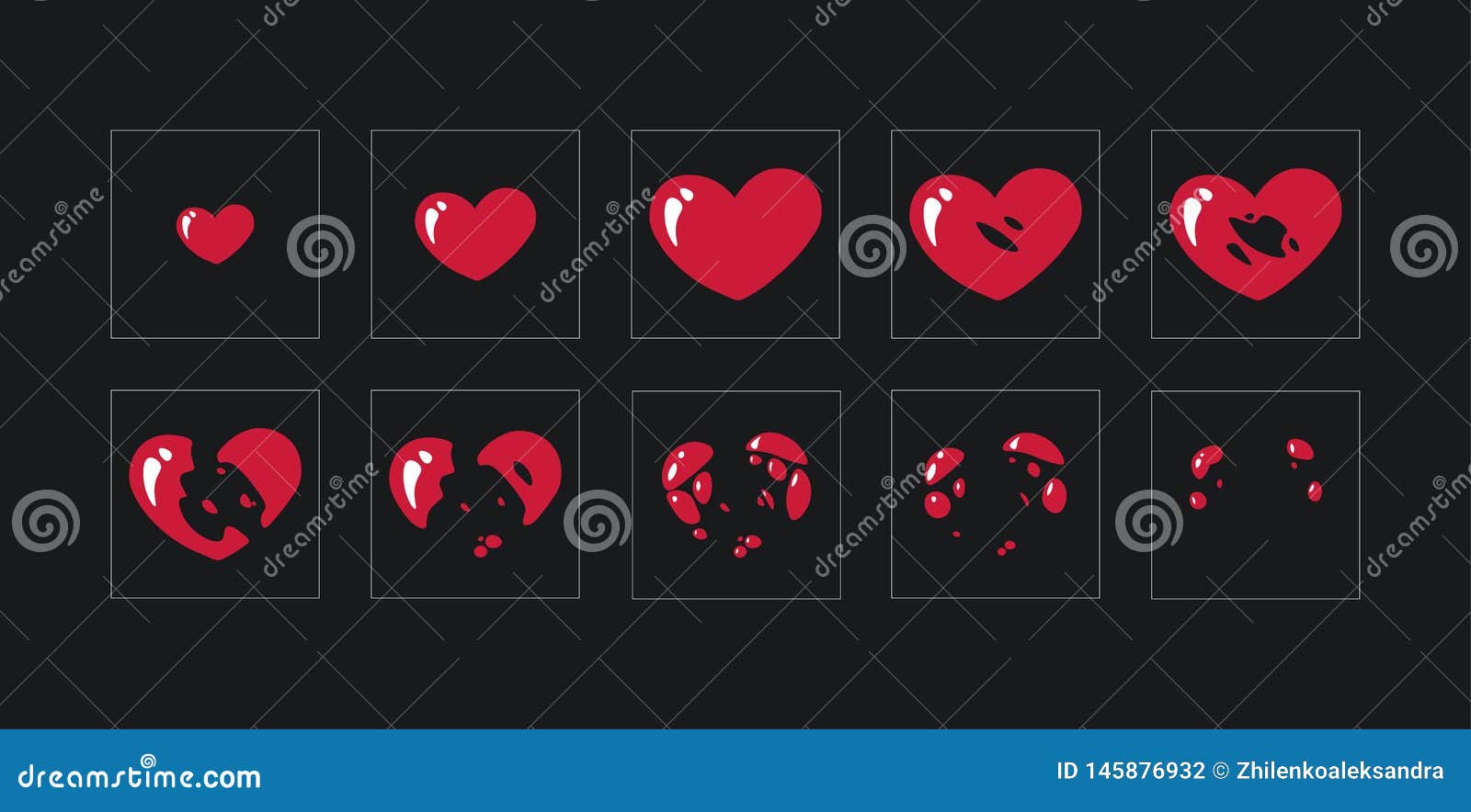 Heart Sprite Sheet Stock Illustrations – 36 Heart Sprite Sheet Stock ...