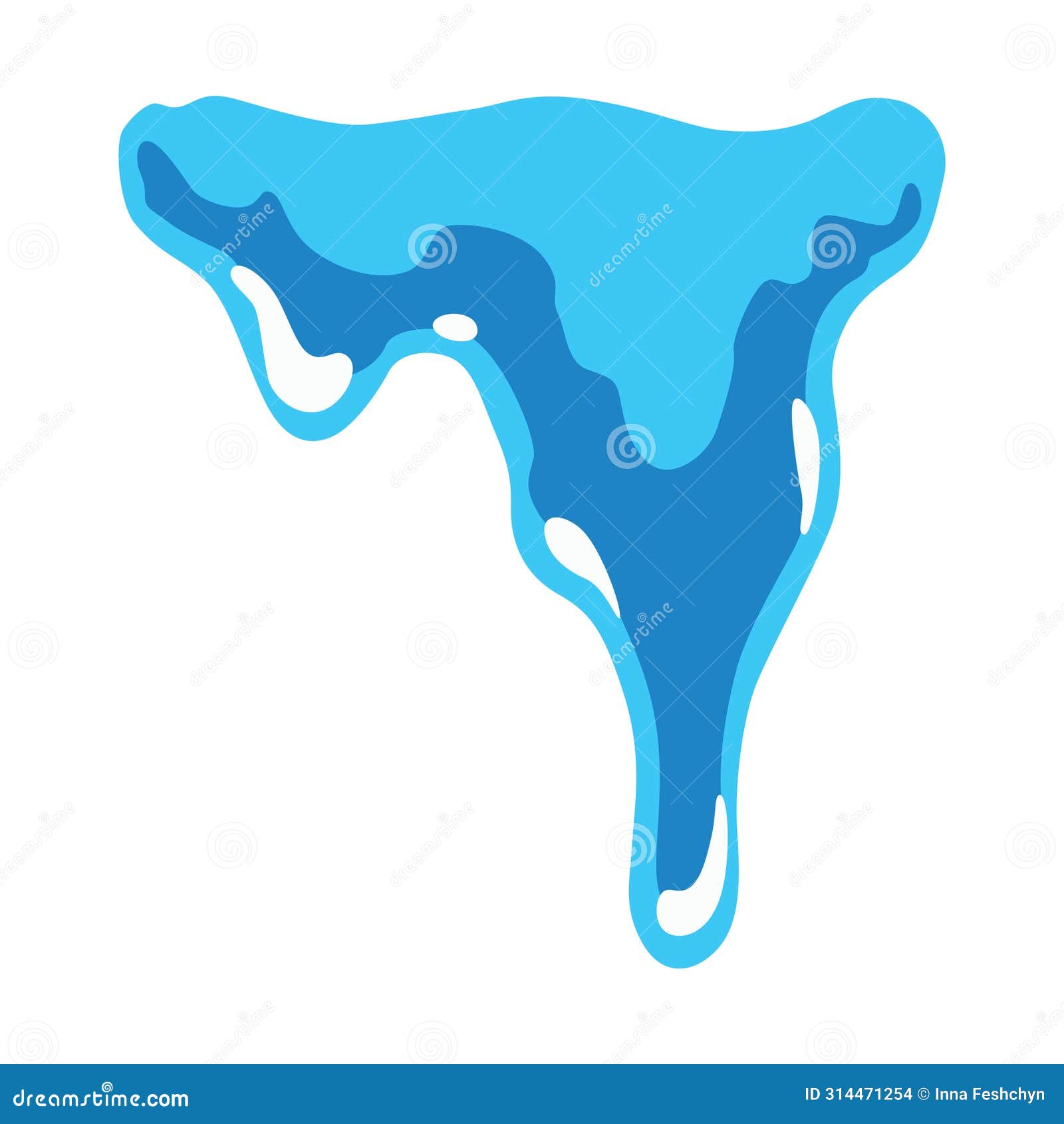 A Sprite Sheet, a Water Trap, a Splash for a Game or a Cartoon Stock ...