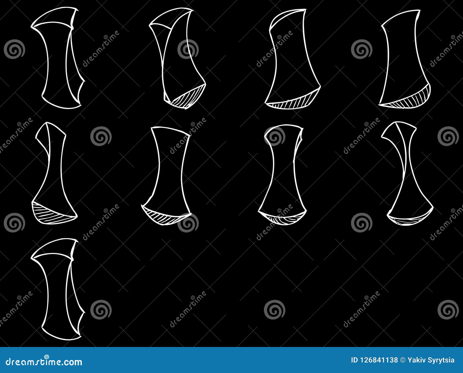 Sprite Sheets Geometry Loop. Ready for Games or Cartoon. Stock ...