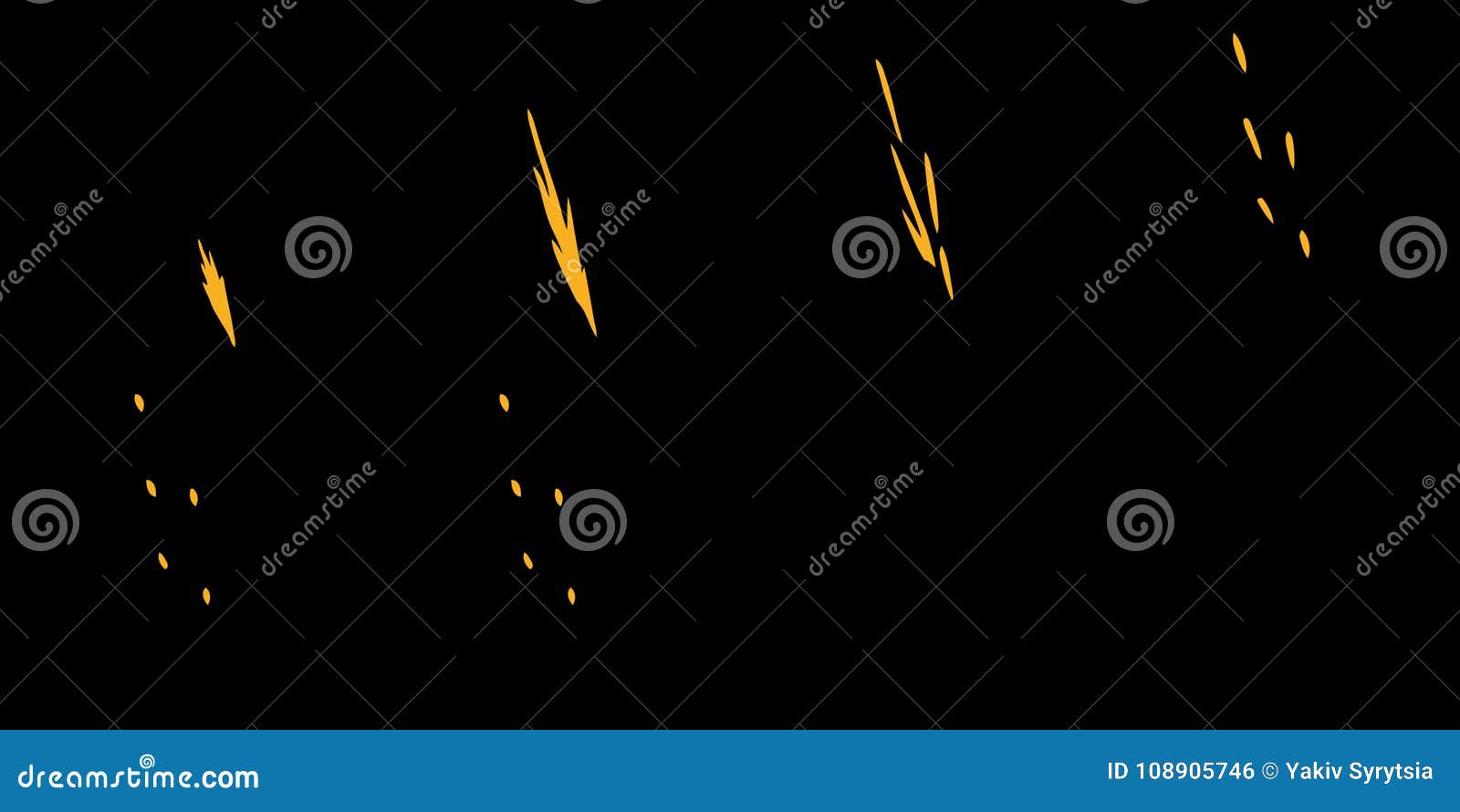 Sprite Sheets Spark. Ready for Games. Stock Illustration - Illustration ...