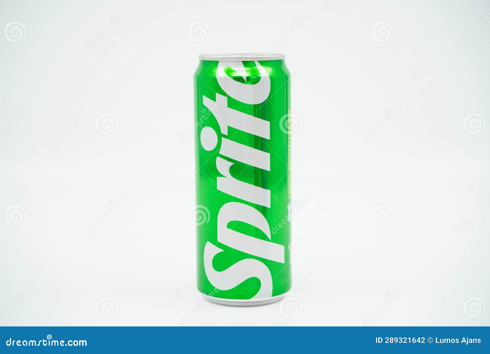 Sprite Tin Can Isolated on White Background. Editorial Photography ...