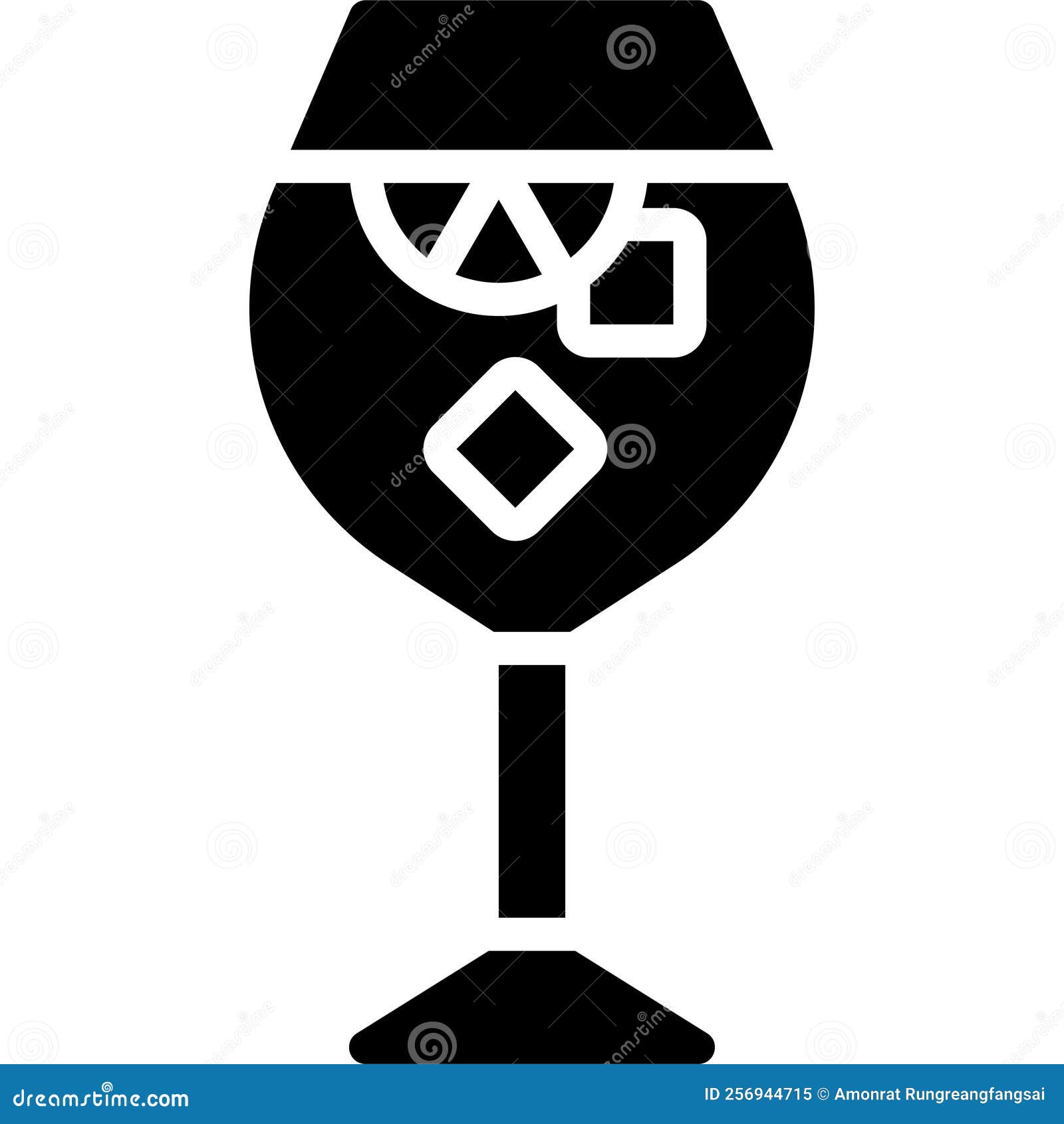 Spritz Cocktail Icon, Alcoholic Mixed Drink Vector Stock Vector ...