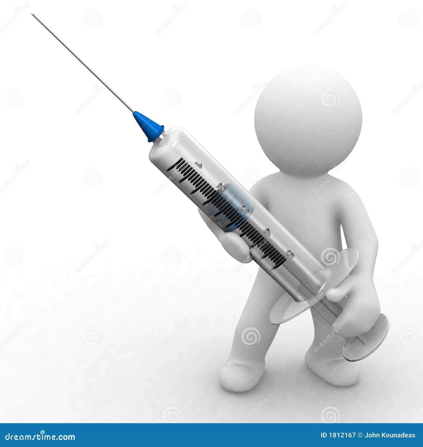 Spritze stock abbildung. Illustration von obacht, enorm - 1812167