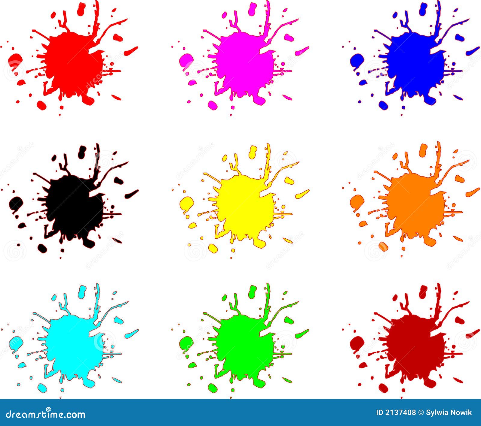 Spritzen-Flecke vektor abbildung. Illustration von dung - 2137408