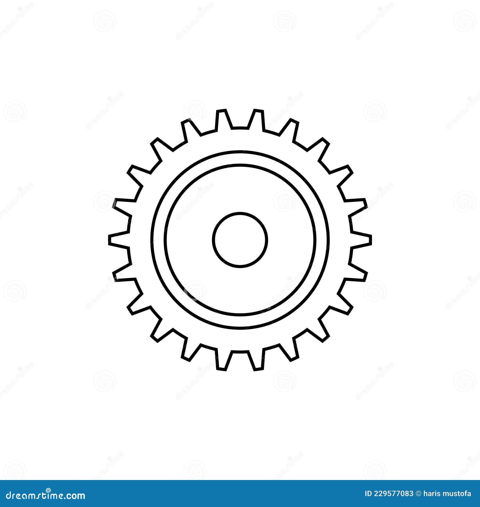 Sprocket Icon Design Template Illustration Isolated Stock Vector ...