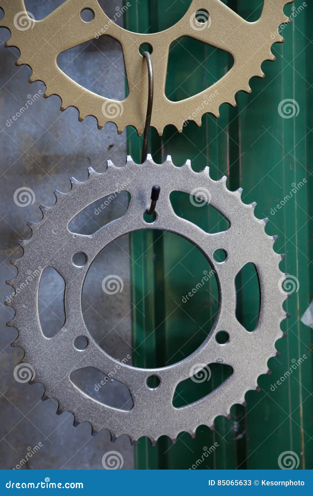 Sprocket for motorcycle stock image. Image of rear, athletic - 85065633