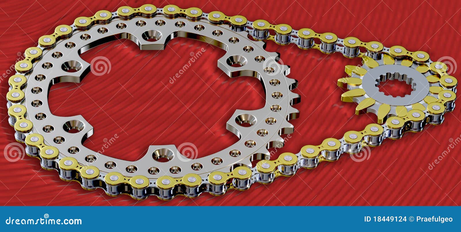Sprockets And Chain Royalty-Free Stock Image | CartoonDealer.com #18448798