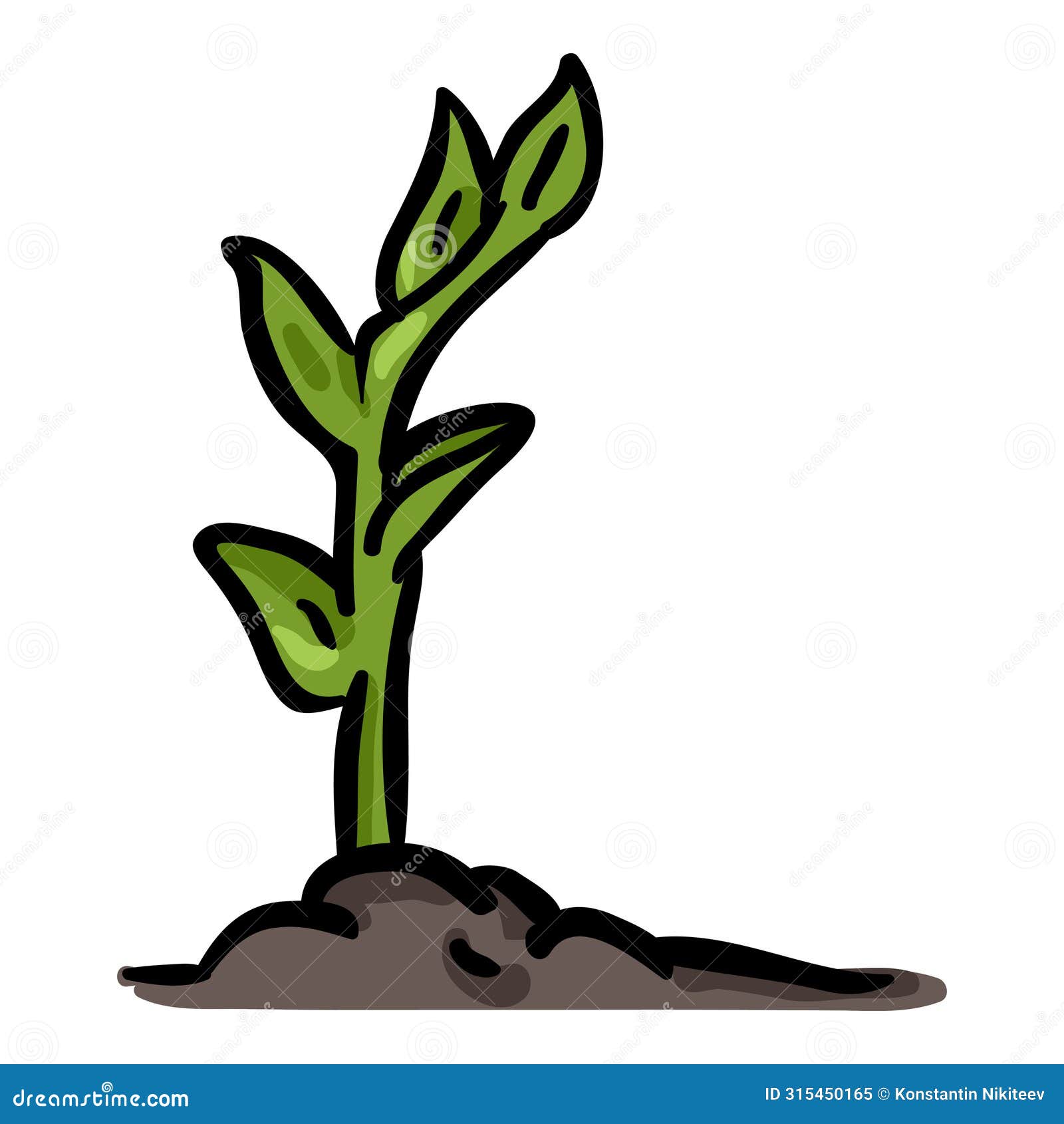 Set Sprout In Hand, Global Warming, Cloud With Rain, Storm, Dead Fish ...