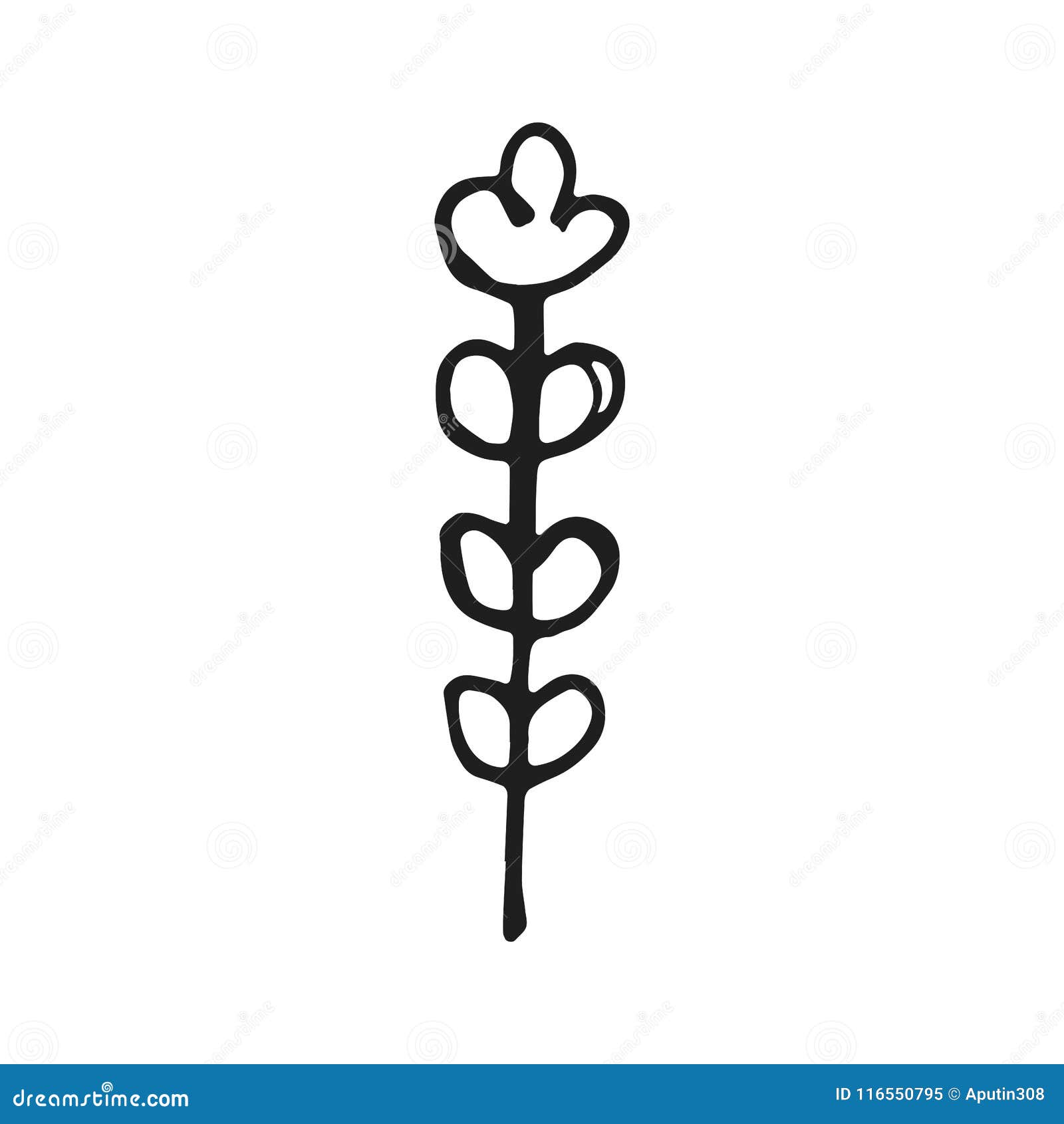 Sprout Icon Black on White Background Vector Stock Vector ...