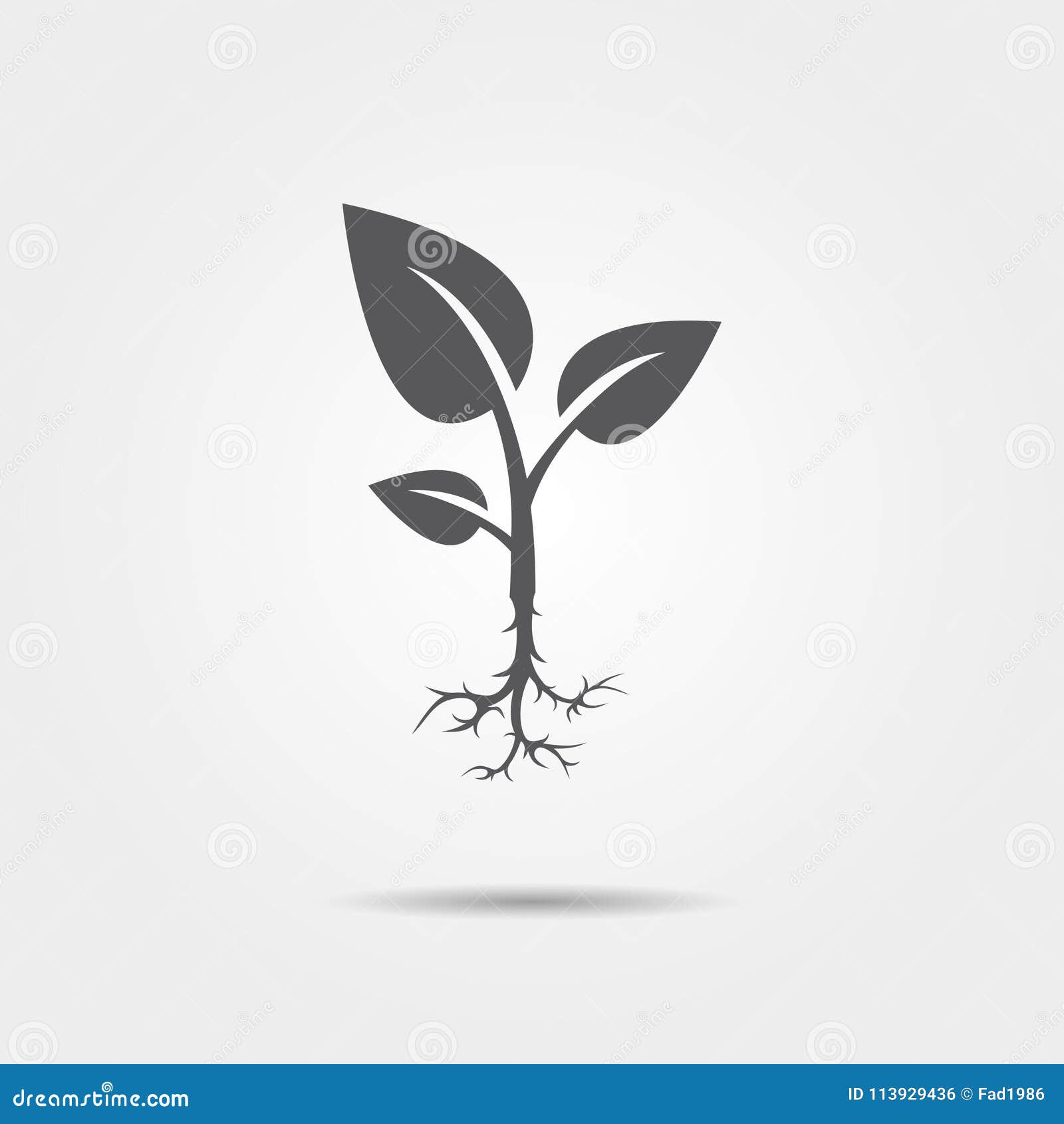 Sprout icon stock vector. Illustration of concept, flower - 113929436