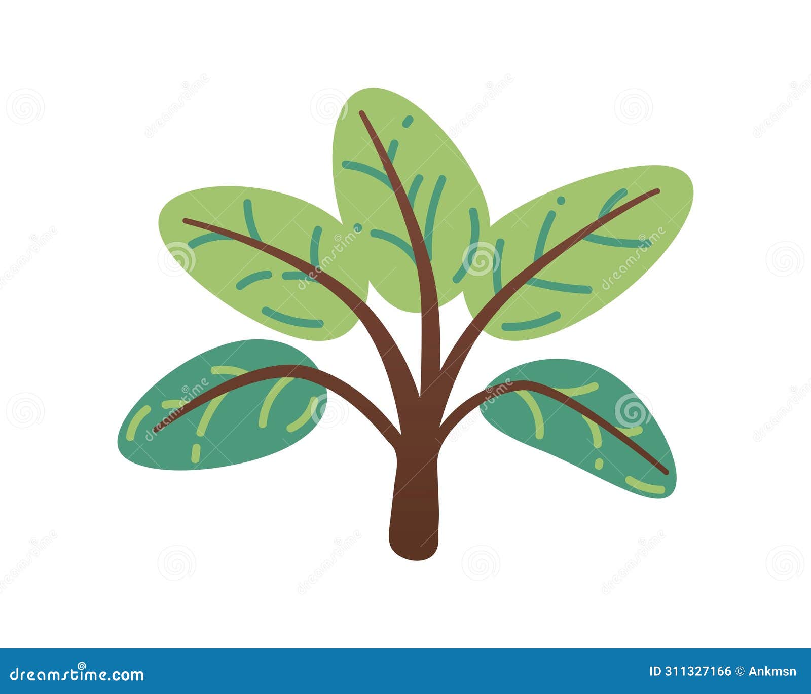 Sprout with Leaf Vector Icon. Plant Symbol of Nature and Environment ...