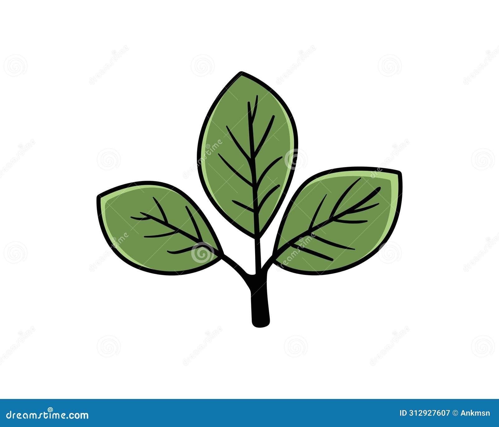 Sprout with Leaf Vector Icon. Plant Symbol of Nature and Environment ...