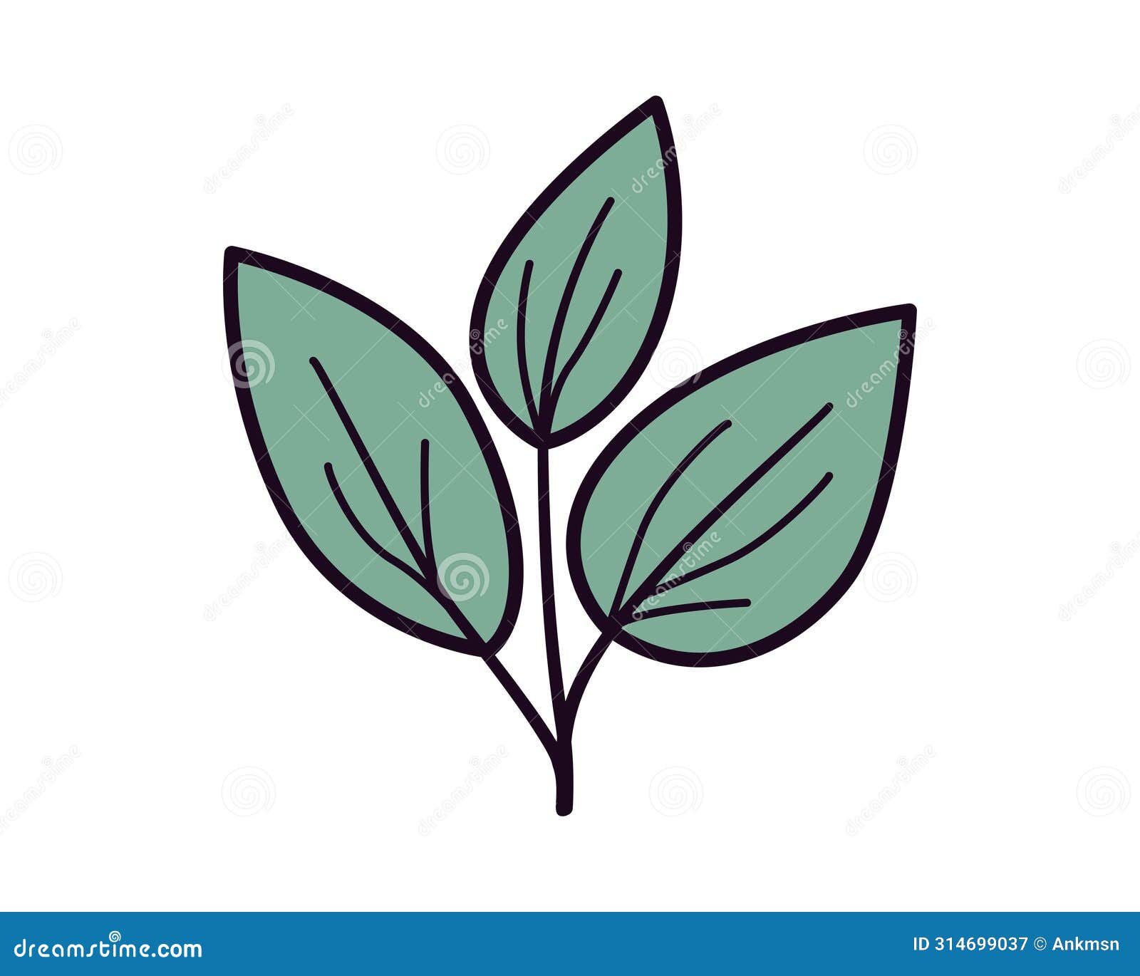 Sprout with Leaf Vector Icon. Plant Symbol of Nature and Environment ...