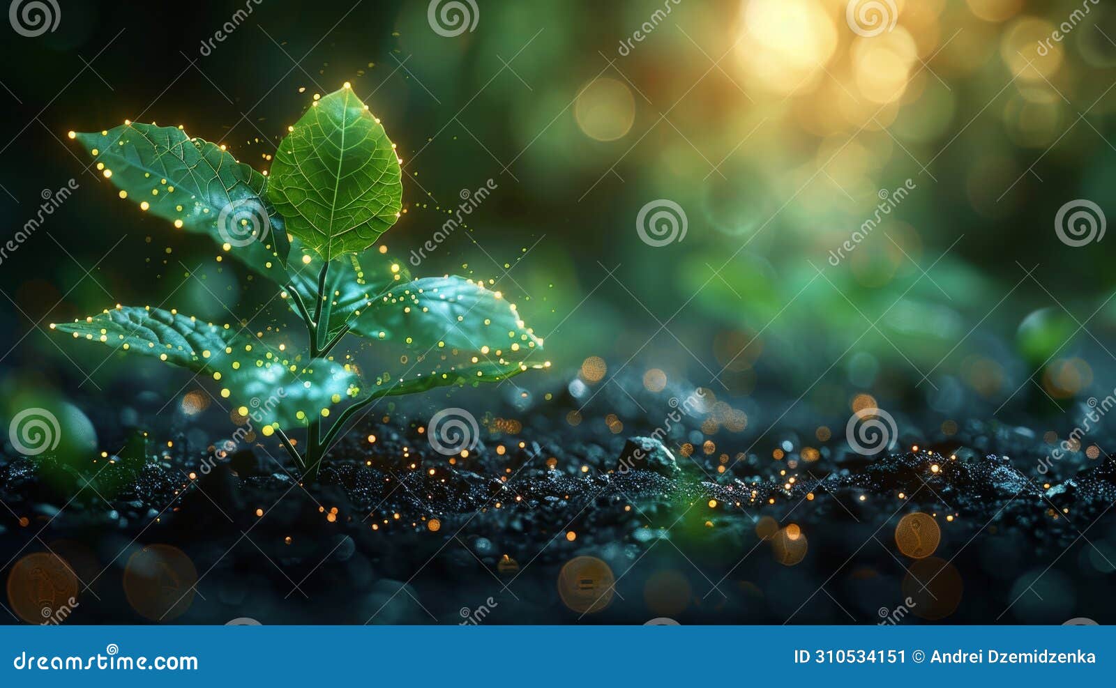 Sprout or Seedling Concept. Abstract Illustration Isolated on Green ...