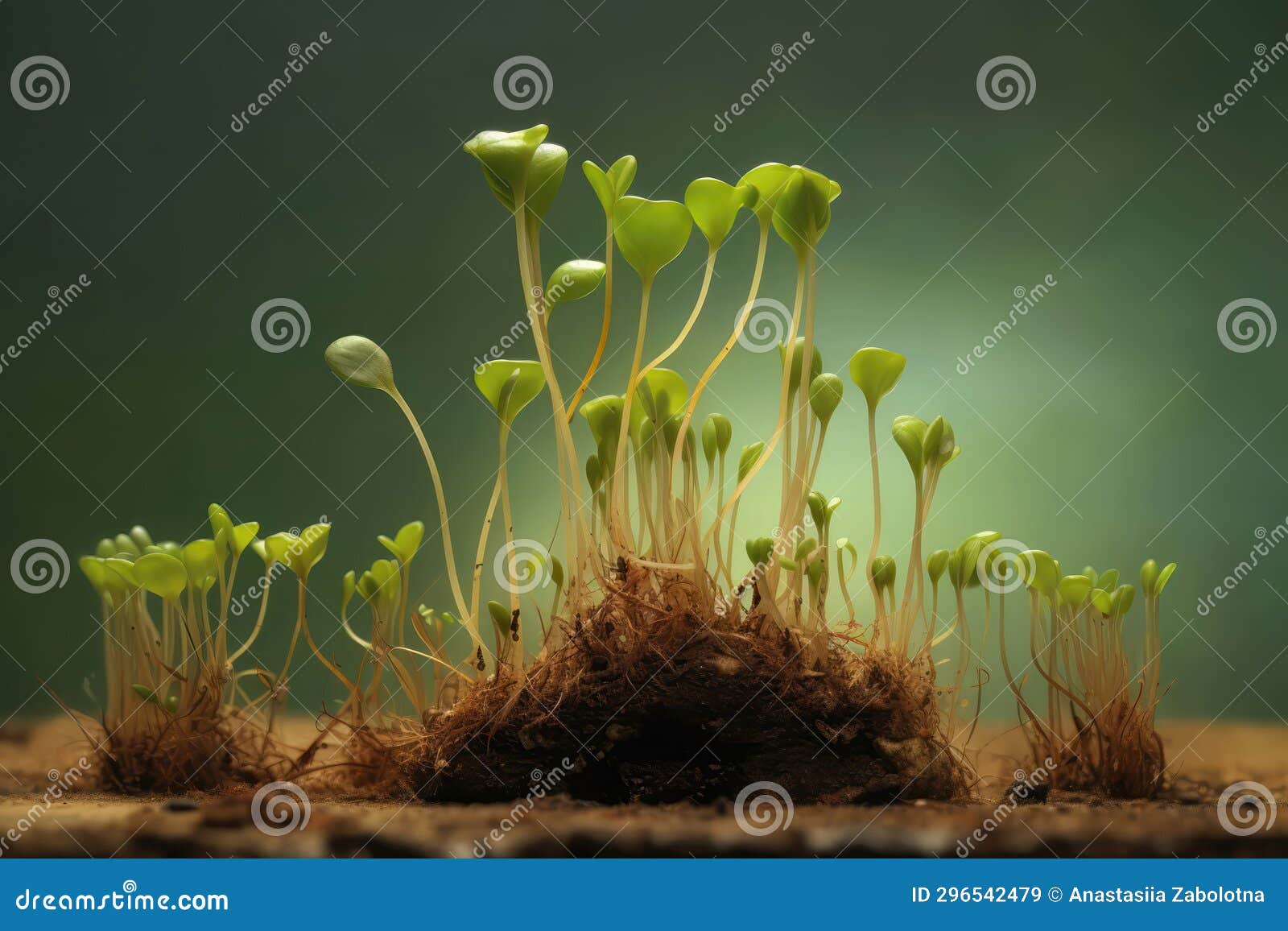 Sprouted Sprouts Standing Tall, Symbolizing Growth and Vitality ...
