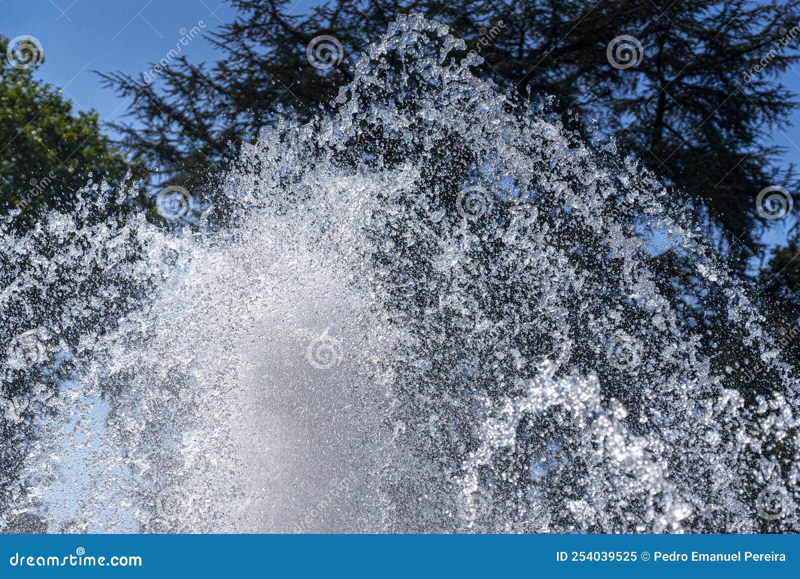 Sprouting Water with Frozen Effect, Stock Image - Image of fafe, effect ...