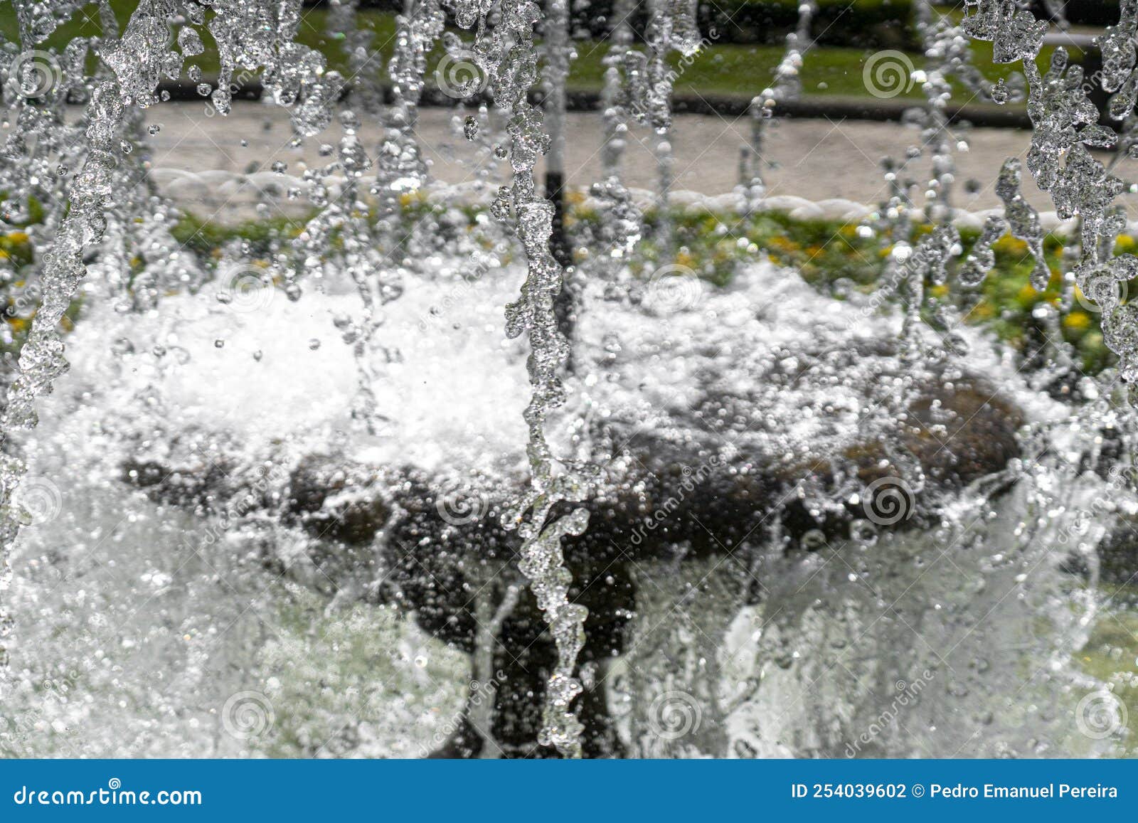 Sprouting Water with Frozen Effect, Stock Photo - Image of sprouting ...