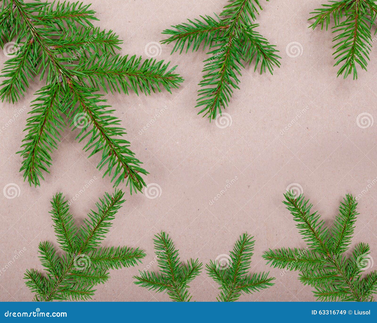Spruce Branches Paper Texture Stock Image - Image of people, holidays ...
