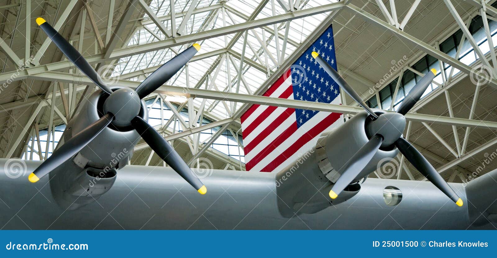 Spruce Goose and American Flag Stock Photo - Image of flag, spruce ...