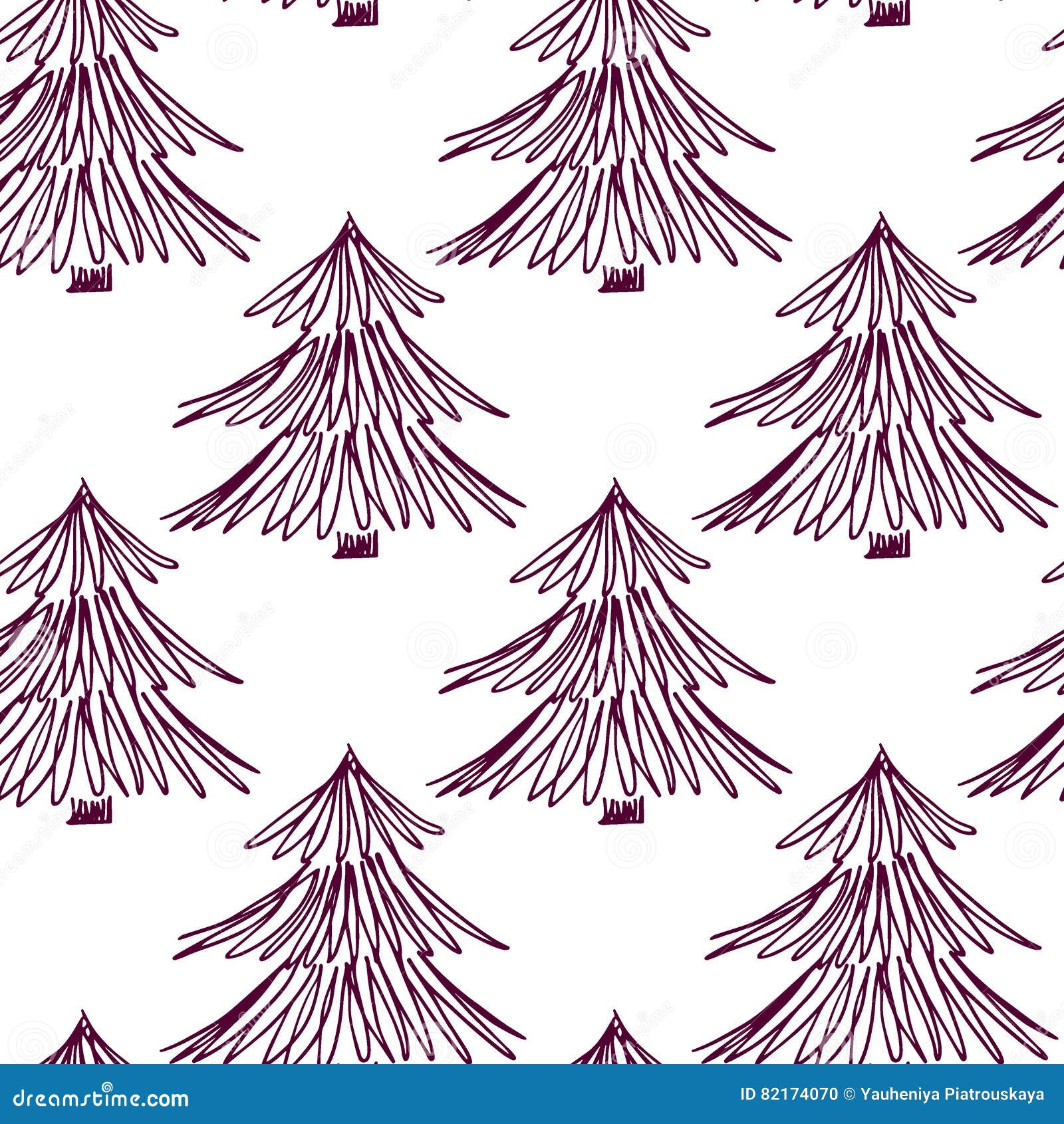 Spruce seamless pattern stock vector. Illustration of backdrop - 82174070