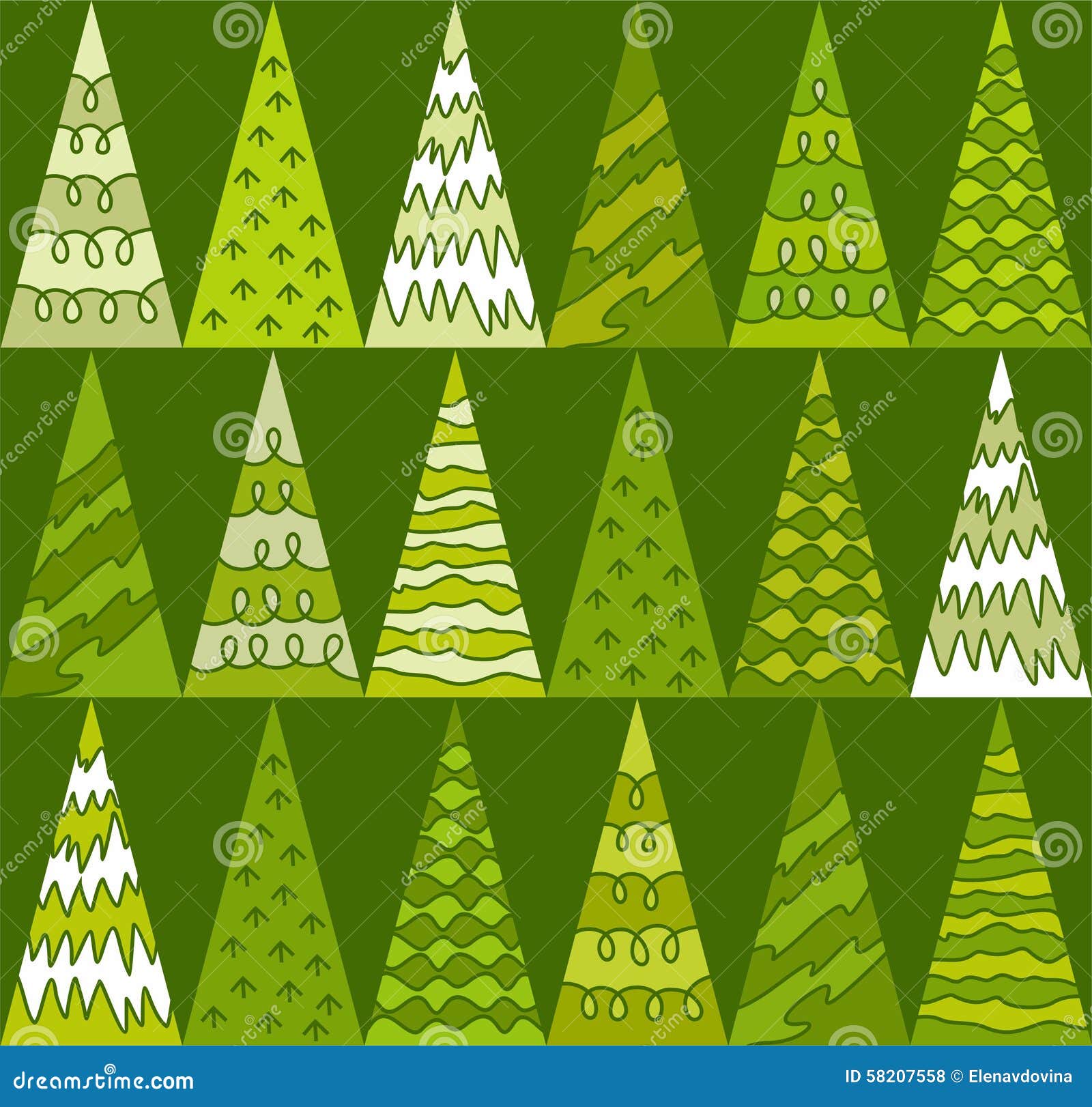 Spruce, Trees, Green, Christmas, Triangles, Geometric, Green Background ...
