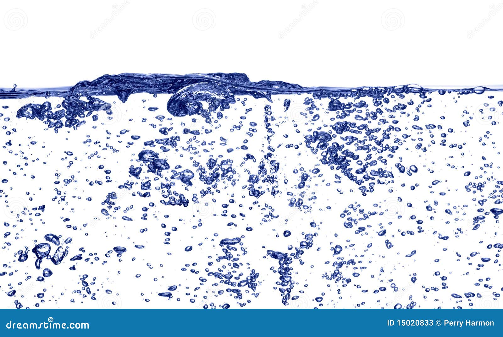 Sprudelndes Wasser stockbild. Bild von flüssigkeit, blau - 15020833