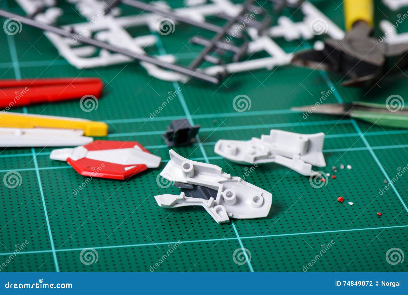 Sprue stock photo. Image of object, model, piece, hobby - 74849072