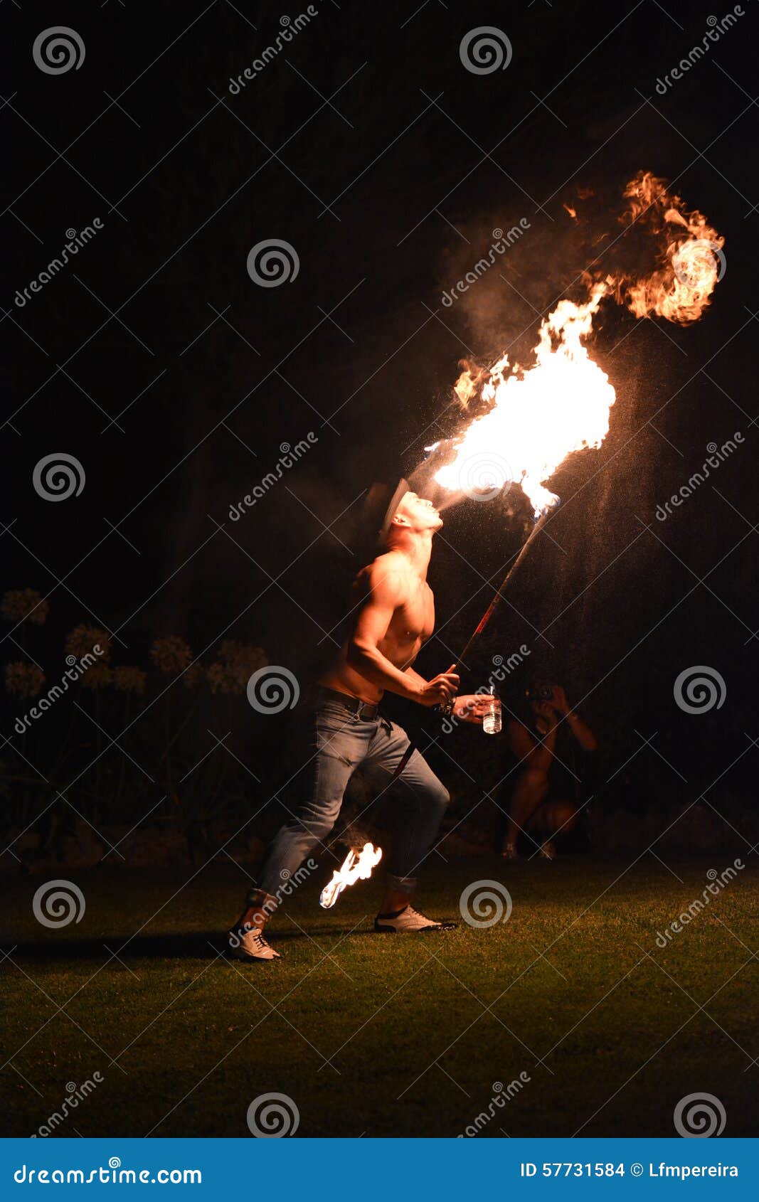 Sptting fire stock photo. Image of torch, recreation - 57731584