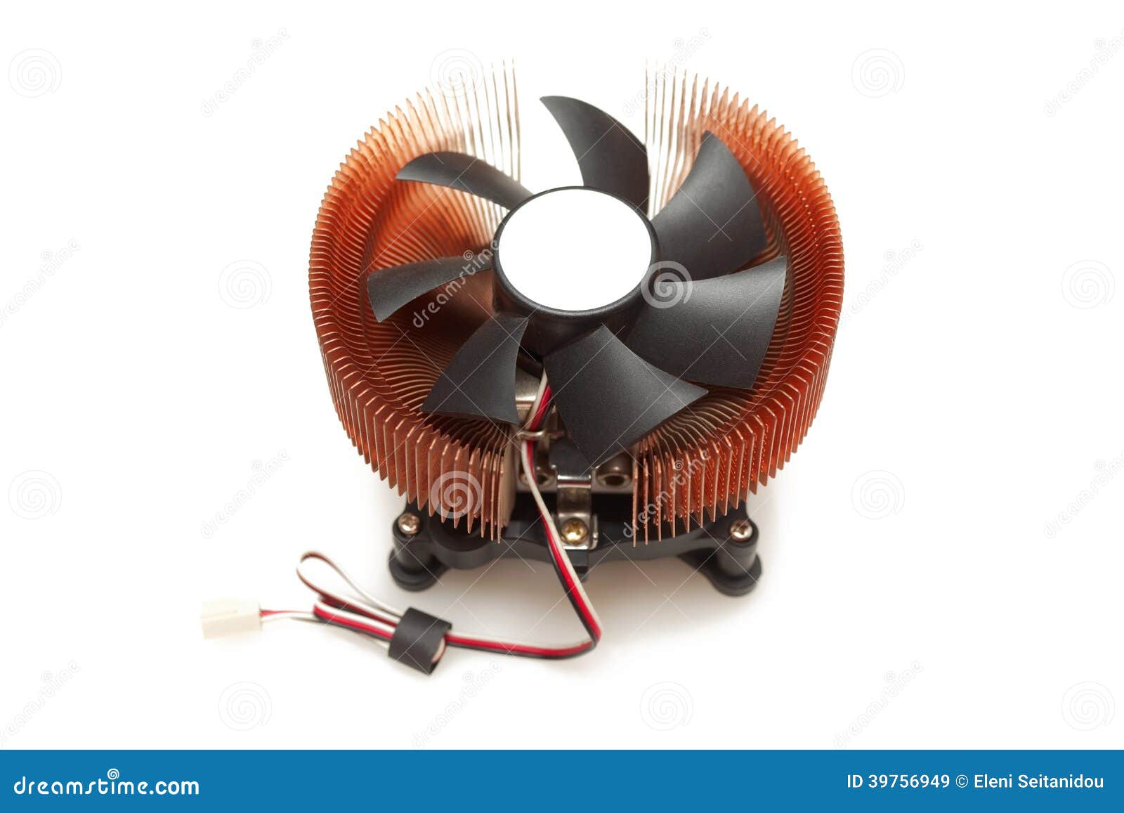 PC Processor Heat Sink Or Computer Processor Cooler Or Radiator On ...