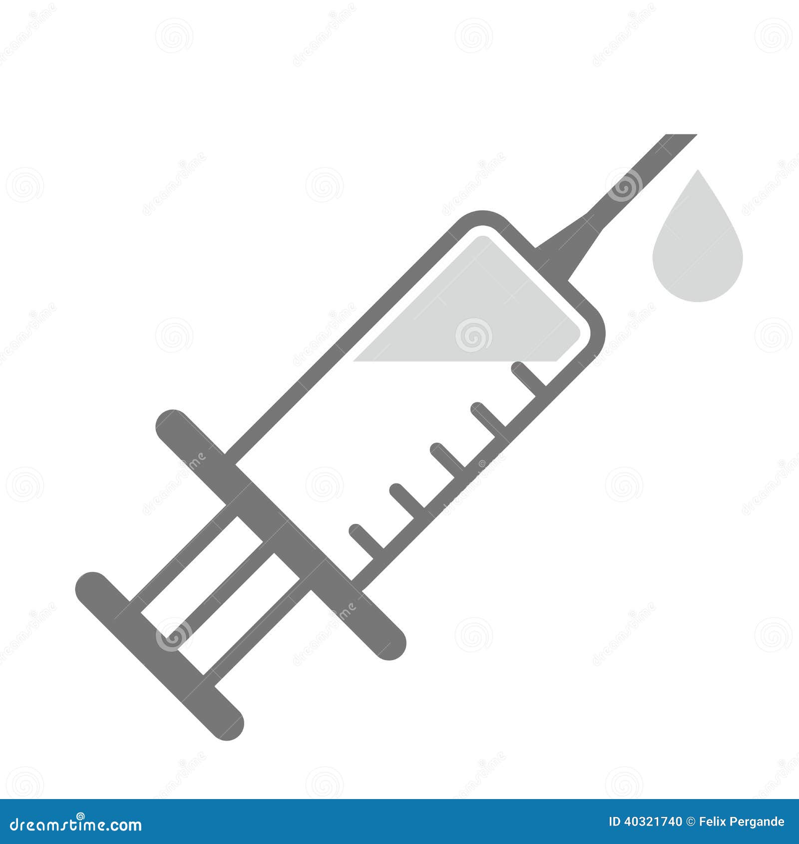 Spuit vector illustratie. Illustration of chemie, ontwerp - 40321740