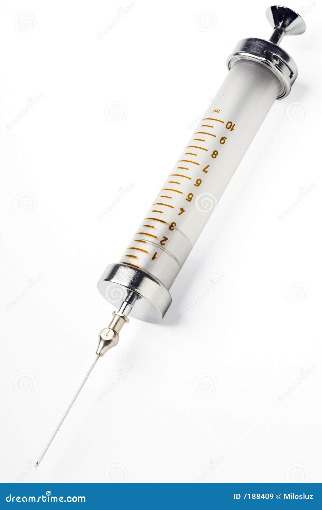 Spuit stock afbeelding. Image of onderhuids, geneeskunde - 7188409