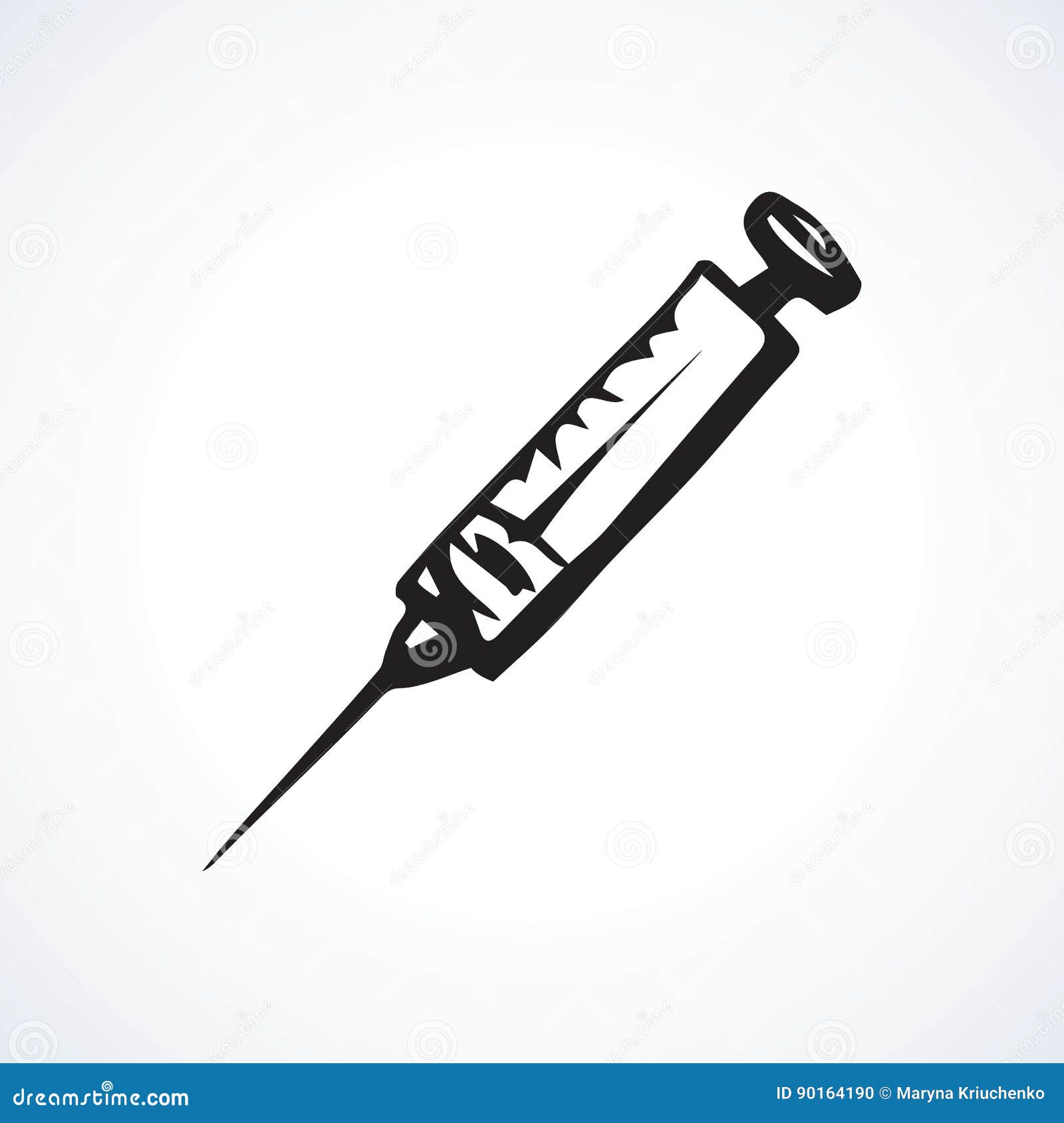 Spuit Vector tekening vector illustratie. Illustration of pictogram ...